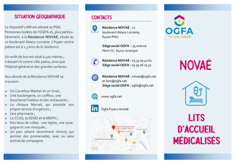 Ouverture de 10 places LAM – OGFA